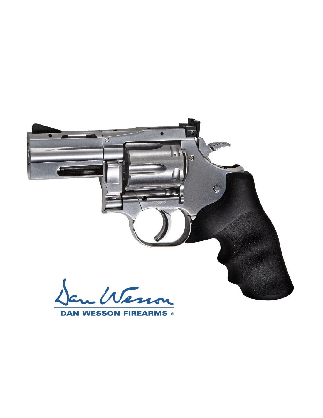 Revolver Dan Wesson 715, 2,5" Silver - 4,5 mm Co2 Bbs Acero